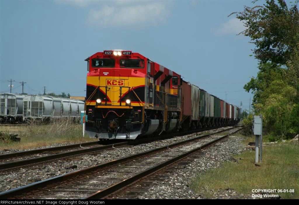 Loaded KCS Grain Train